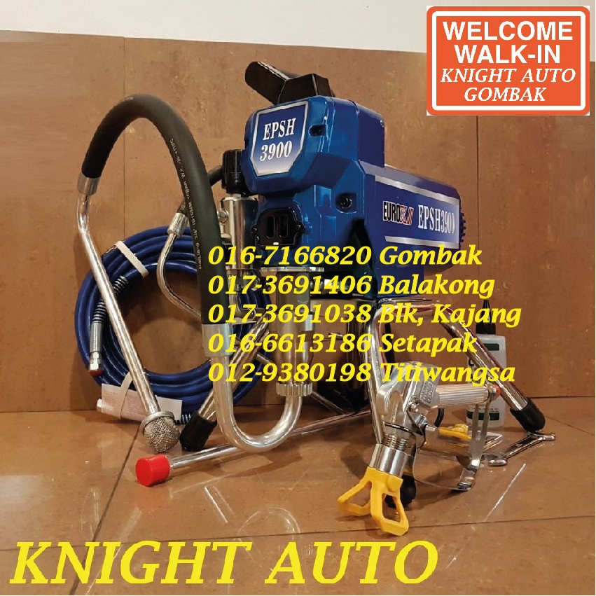 Free3- EuroX Airless Paint Sprayer EPSH3900 ID30994 | Shopee Malaysia