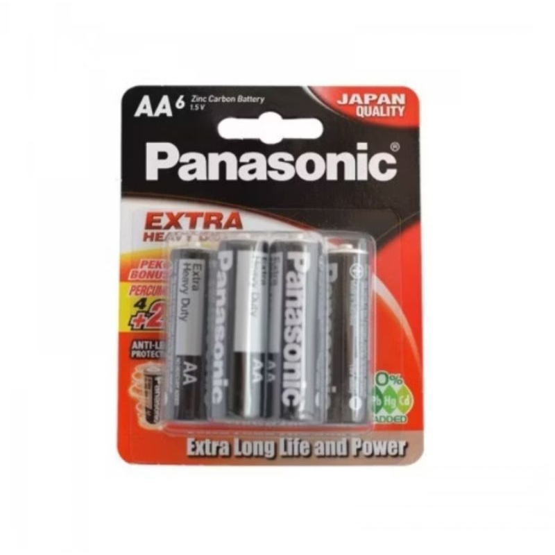 PANASONIC EXTRA HEAVY DUTY D/ C/ AA/AAA (2PC/ 6PC) | Shopee Malaysia