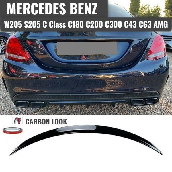 Mercedes W205 C180 C200 C250 C300 C350 E C Class AMG Rear Trunk Boot ...