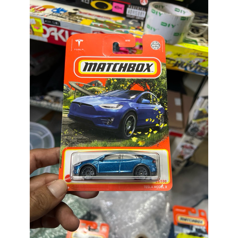 Matchbox Tesla Model X blue colour | Shopee Malaysia