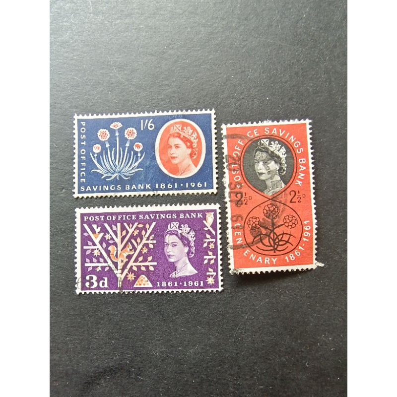 UK44 Great Britain 1961 bicentennials of post office savings bank ...