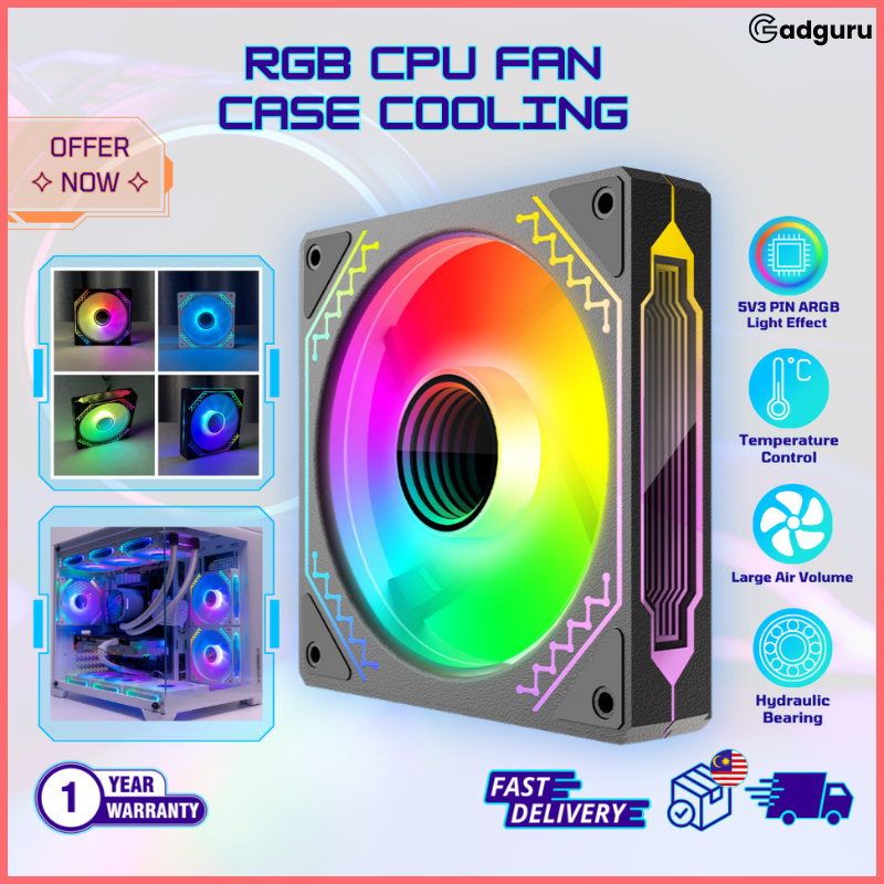 PRISM Gen4 PRO ARGB CPU Fan 4PIN PWM Silent chassis fan 120mm Infinite ...