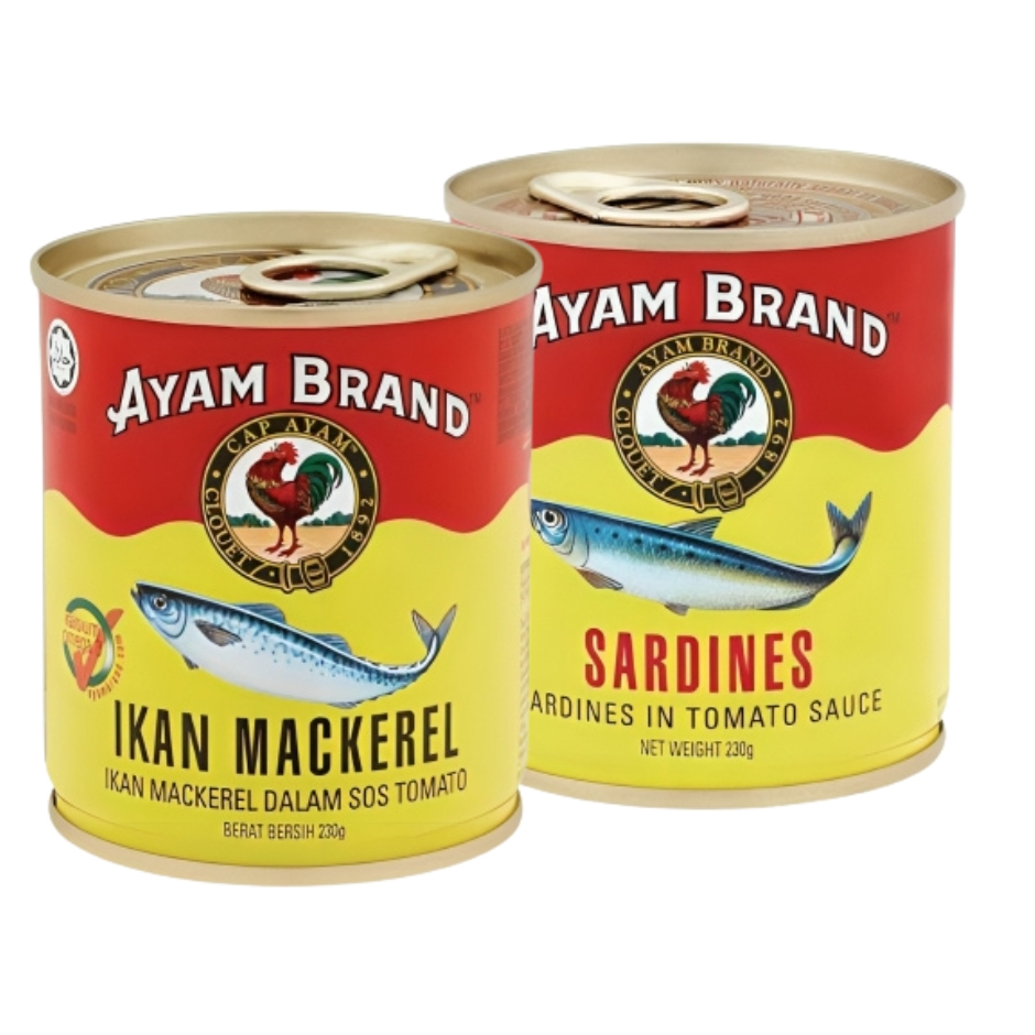 Ayam Brand (Mackerel / Sardines) in Tomato Sauce 230g | Shopee Malaysia