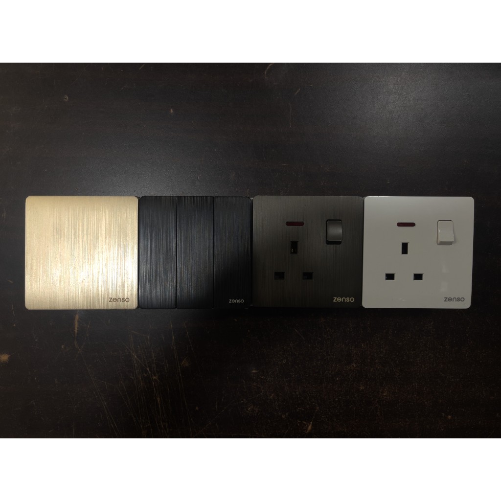 {SIRIM} Zenso Grande Switch Socket, Socket Lampu Rumah, Cantik | Shopee ...