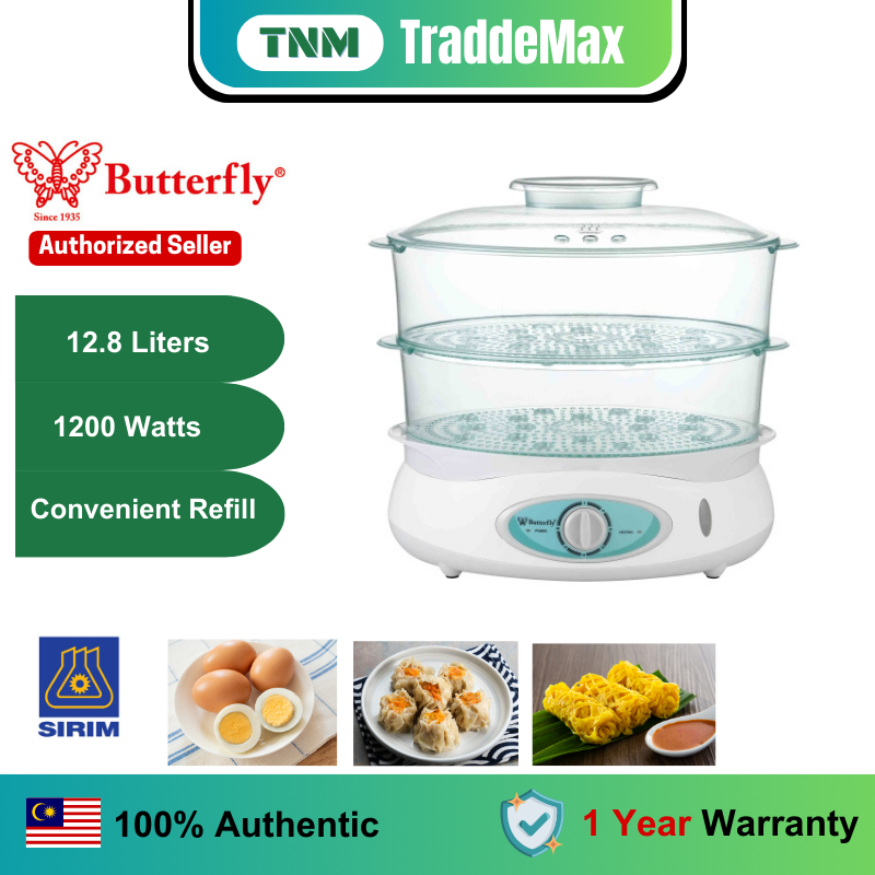 🔥READY STOCK🔥 BUTTERFLY ELECTRIC FOOD STEAMER BS-6212 | Shopee Malaysia