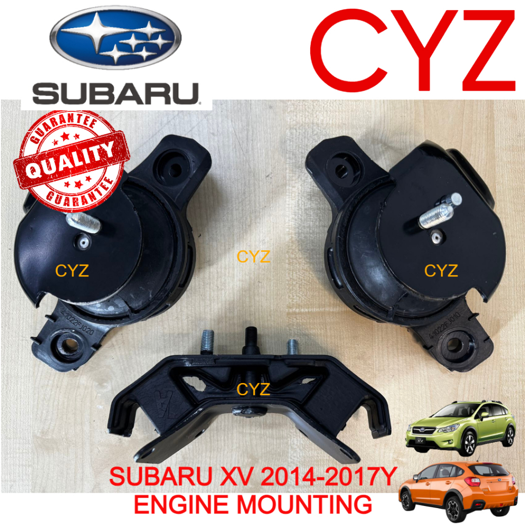 Engine Mounting Set Subaru XV GP 2.0 L FB20 H4 CVT 2013-2017Y (Subaru ...