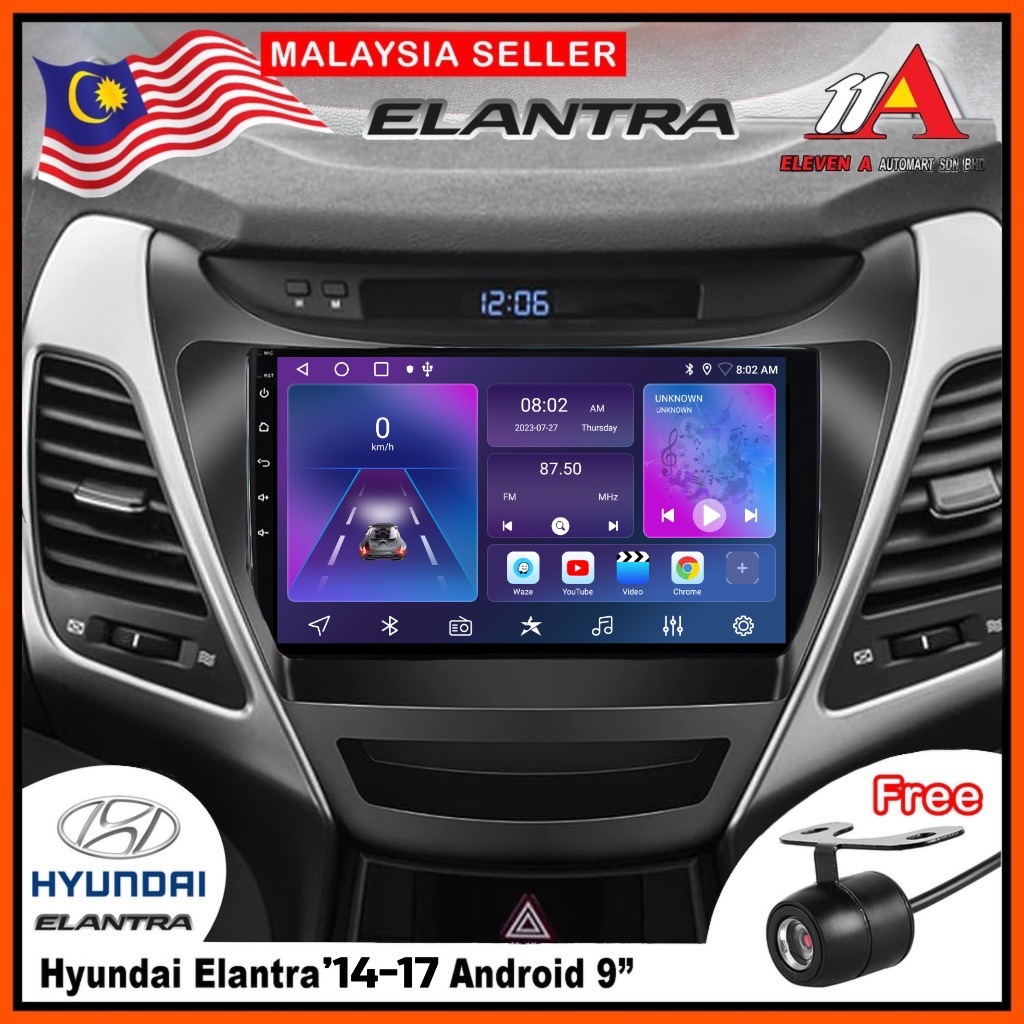 [4GB/8GB RAM] Hyundai Elantra '14-17 8257/7862S Octa Core 9" IPS Screen ...