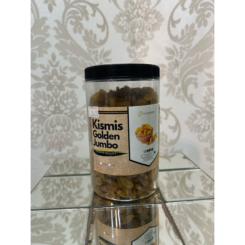 [Premium Quality] Kismis Golden Jumbo by Galeri Addeen 500g | Shopee ...