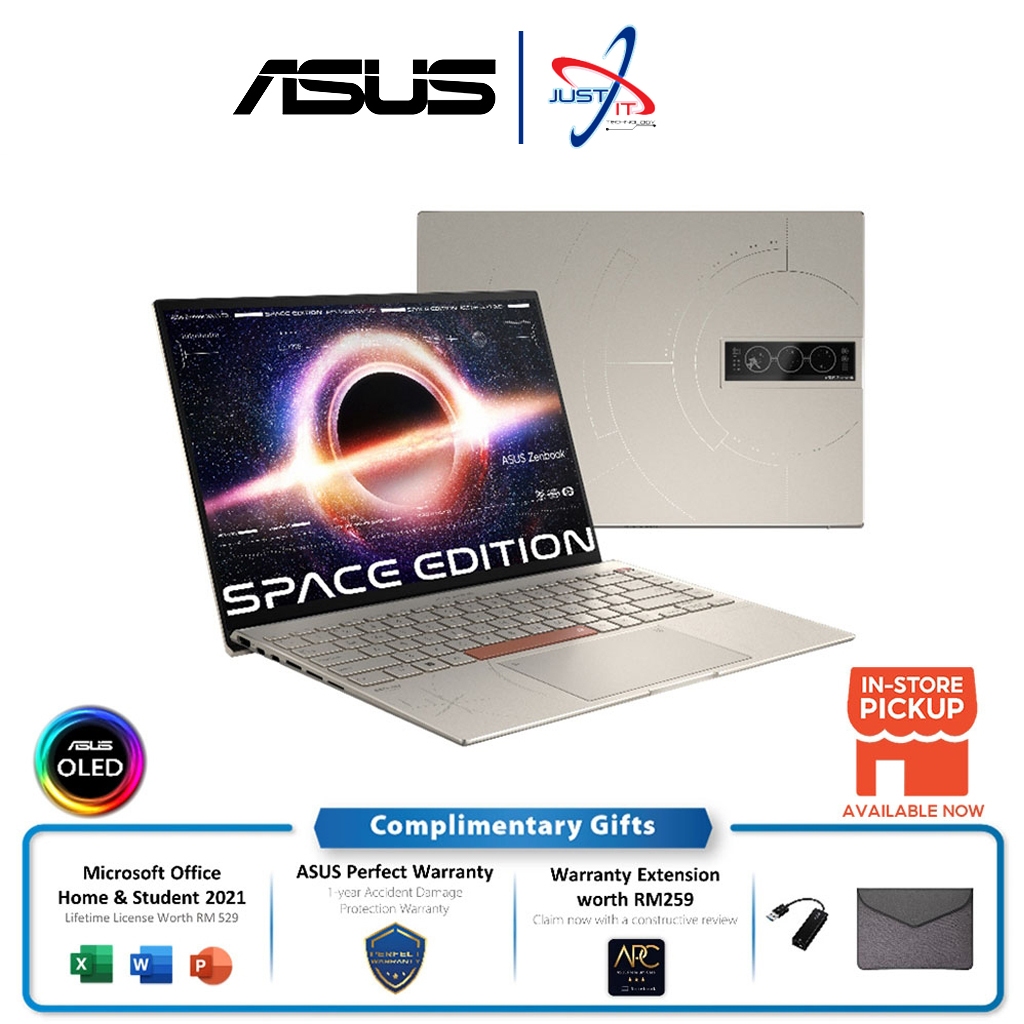ASUS ZenBook 14X OLED(i7-12700H/16GD5/512GB/1TB SSD/14" 4K Touch/W11 ...