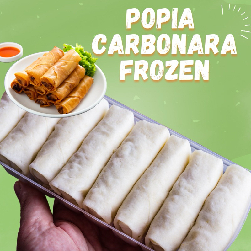 Popia Ayam Carbonara Special Homemade Popiah Chicken Carbonara Frozen ...
