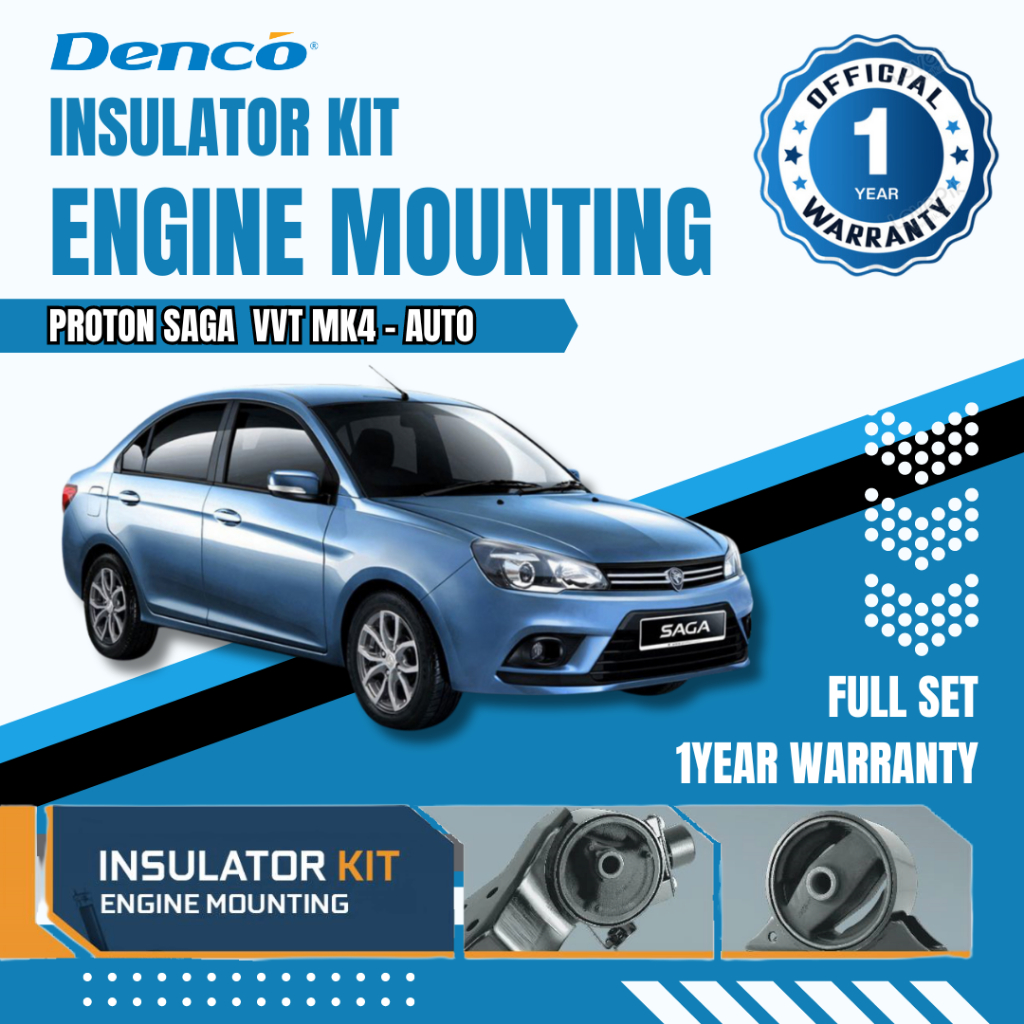 DENCO ORIGINAL - PROTON SAGA VVT MK4 AUTO "INSULATOR KIT ENGINE ...