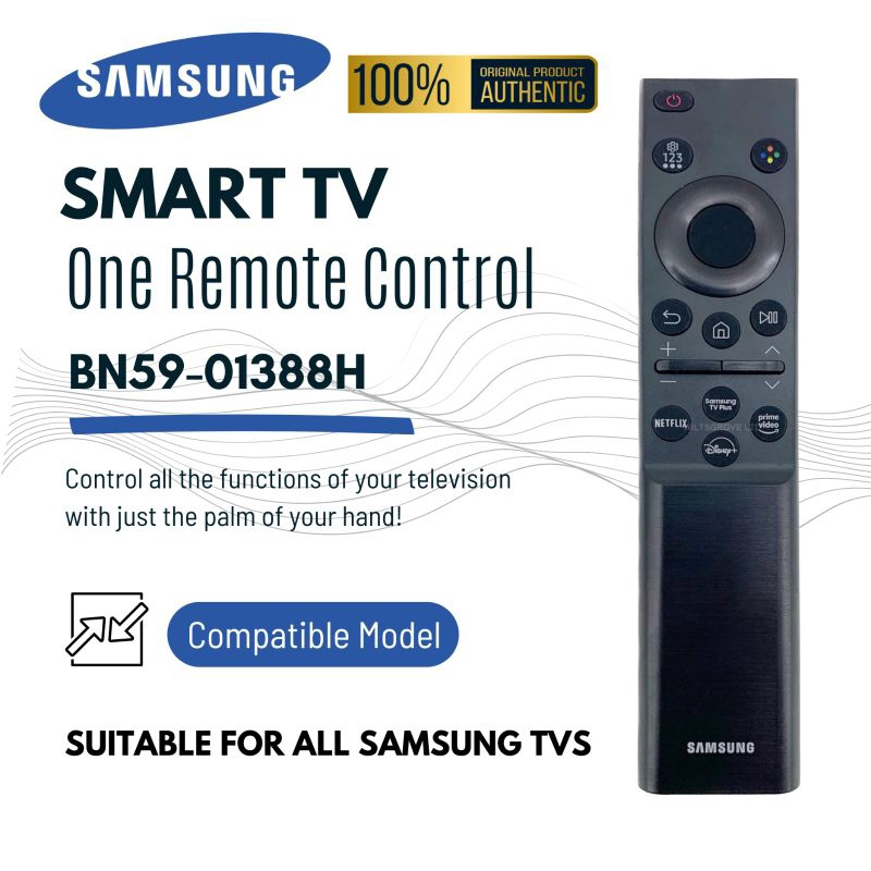 SAMSUNG ORIGINAL ONE REMOTE TV Remote Control BN59-01388H Compatible with All Samsung-Smart ...