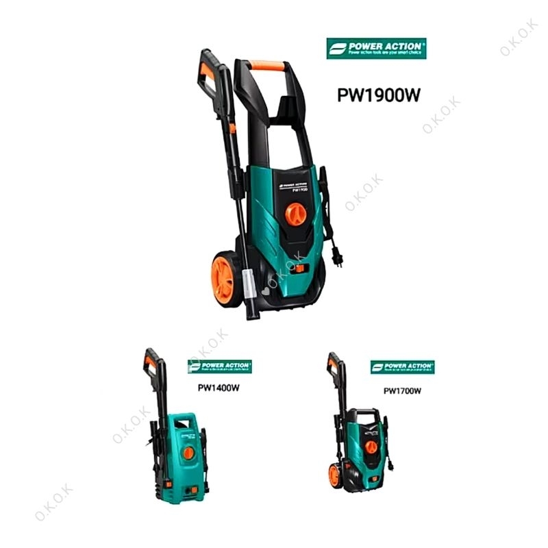 Power Action High Pressure Washer PW1400/PW1700/PW1900 | Shopee Malaysia