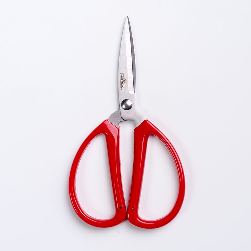 JAYA MATA Stainless Steel Red Handle Scissor (6") JM315 | Shopee Malaysia