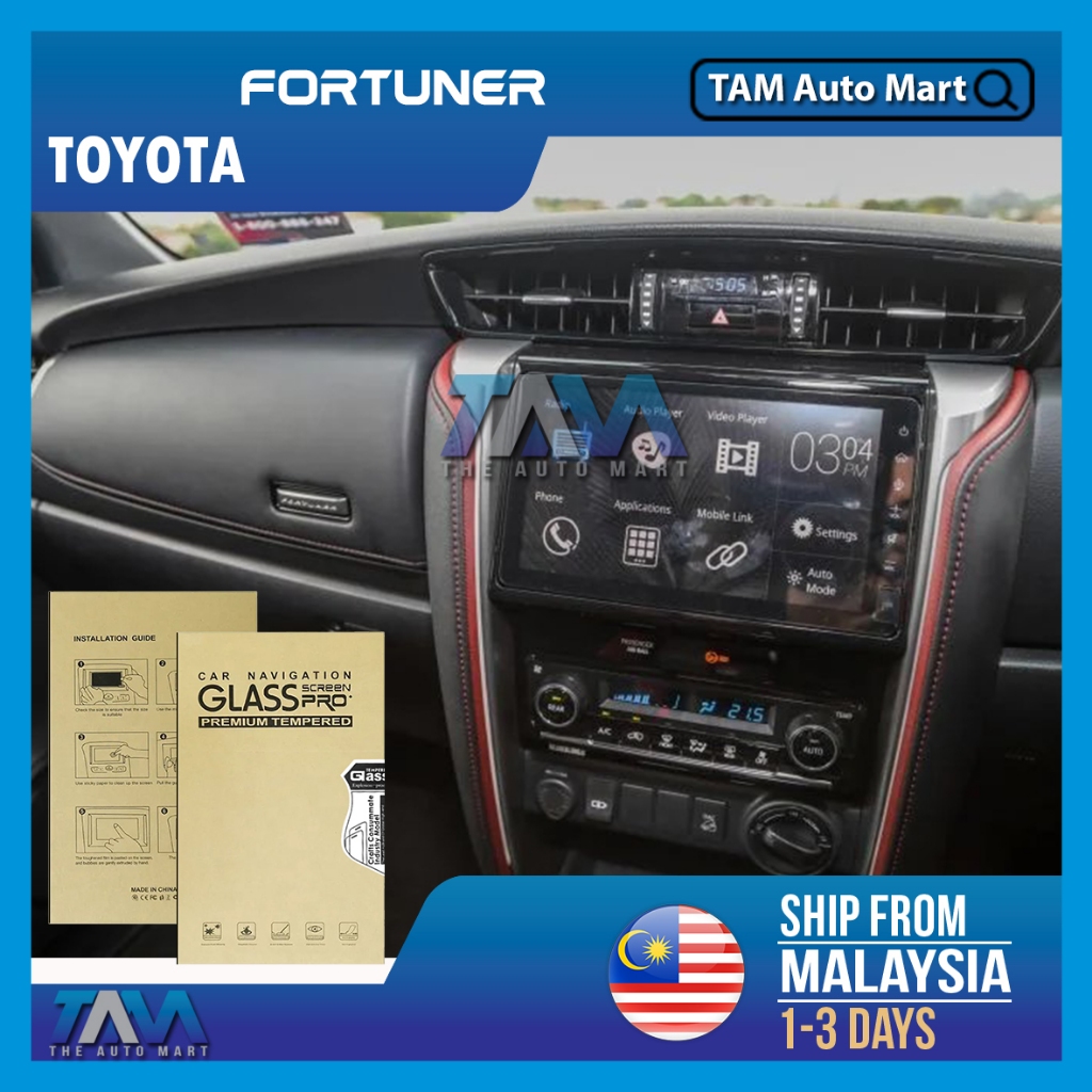 Toyota Fortuner AN150 Head Unit Screen Center Console Multimedia Player ...