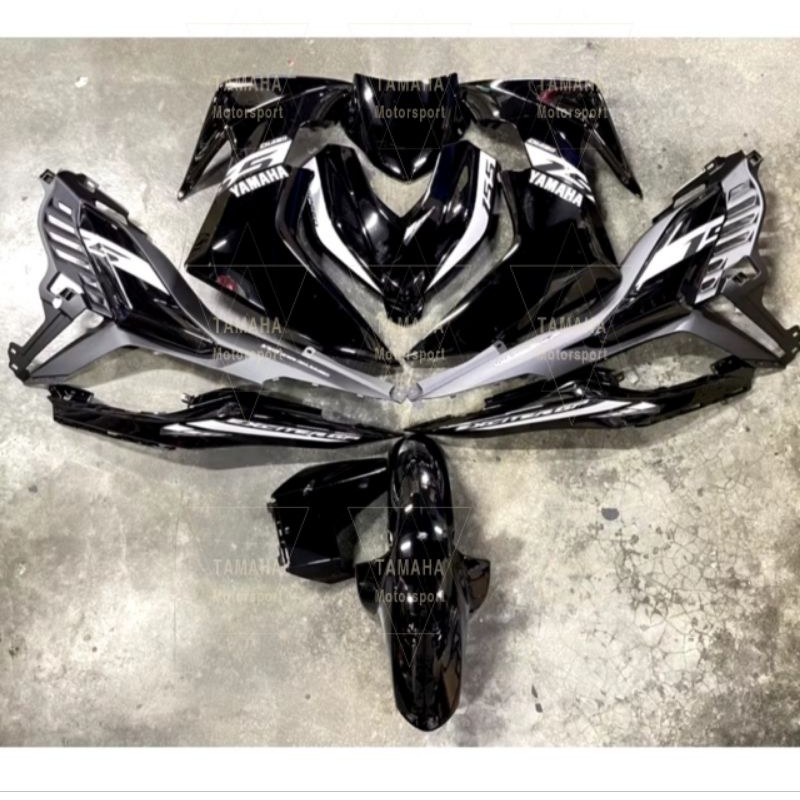 YAMAHA Y16 Y155 vva Exciter gp grey black Cover set | Shopee Malaysia