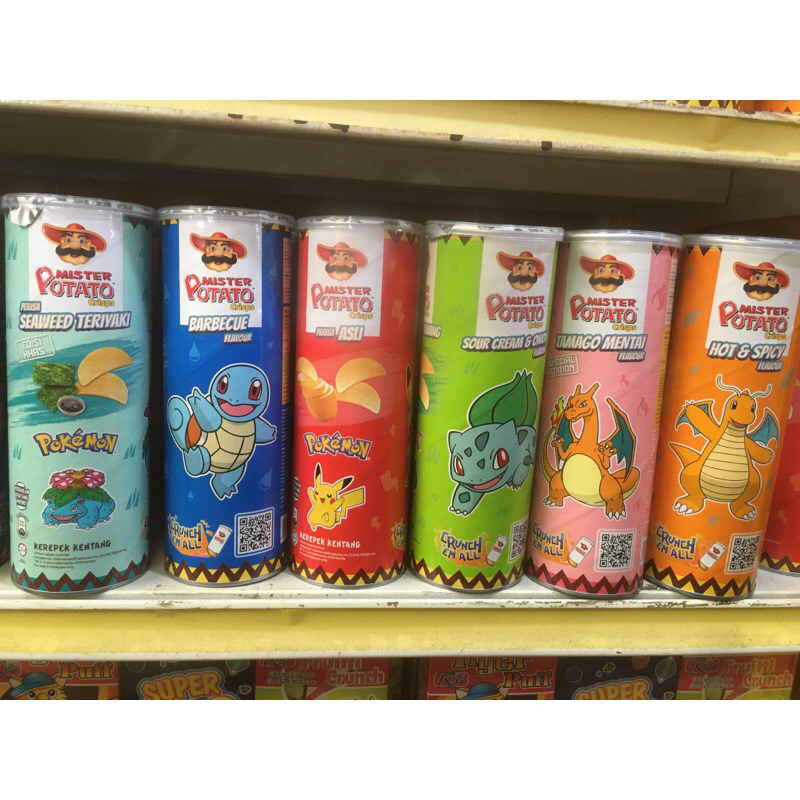 MR Potato 125g Canister Pokemon Series | Shopee Malaysia
