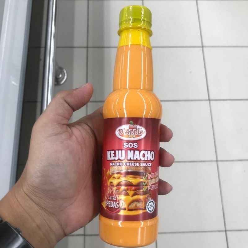 D’Apple Sos Keju Nacho Nacho Cheese Sauce Extra Pedas 330gm Ready Stock ...