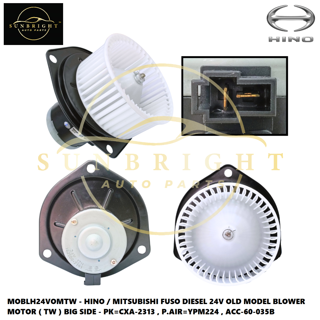 HINO / MITSUBISHI FUSO DIESEL 24V OLD MODEL BLOWER MOTOR ( TW ) BIG ...