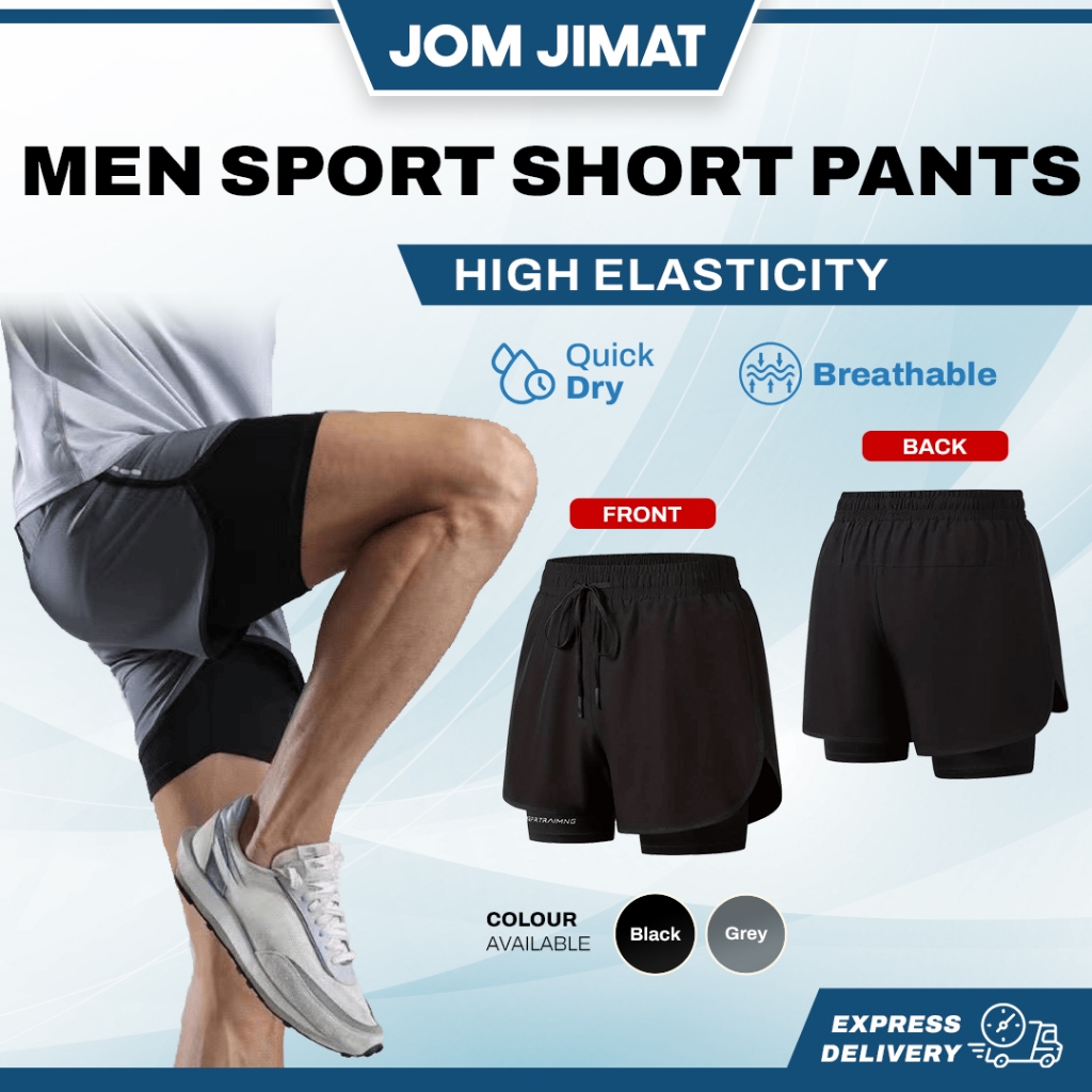 Sports Fitness Cooling Shorts Quick Dry Men Women High Elasticity Super ...