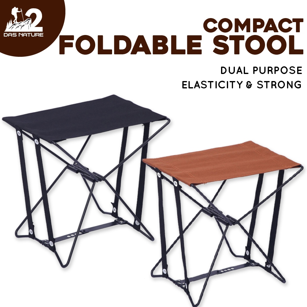 Compact Foldable Stool Outdoor Mini Camping Picnic Tactical Portable ...