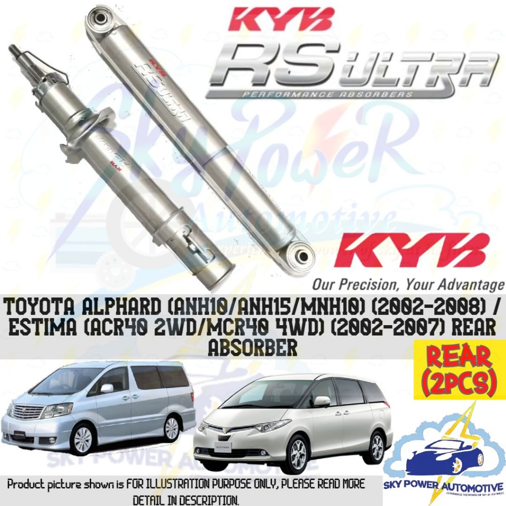 Toyota Alphard ANH10 MNH10 Estima ACR40 MCR40 KAYABA KYB RS ULTRA HEAVY ...