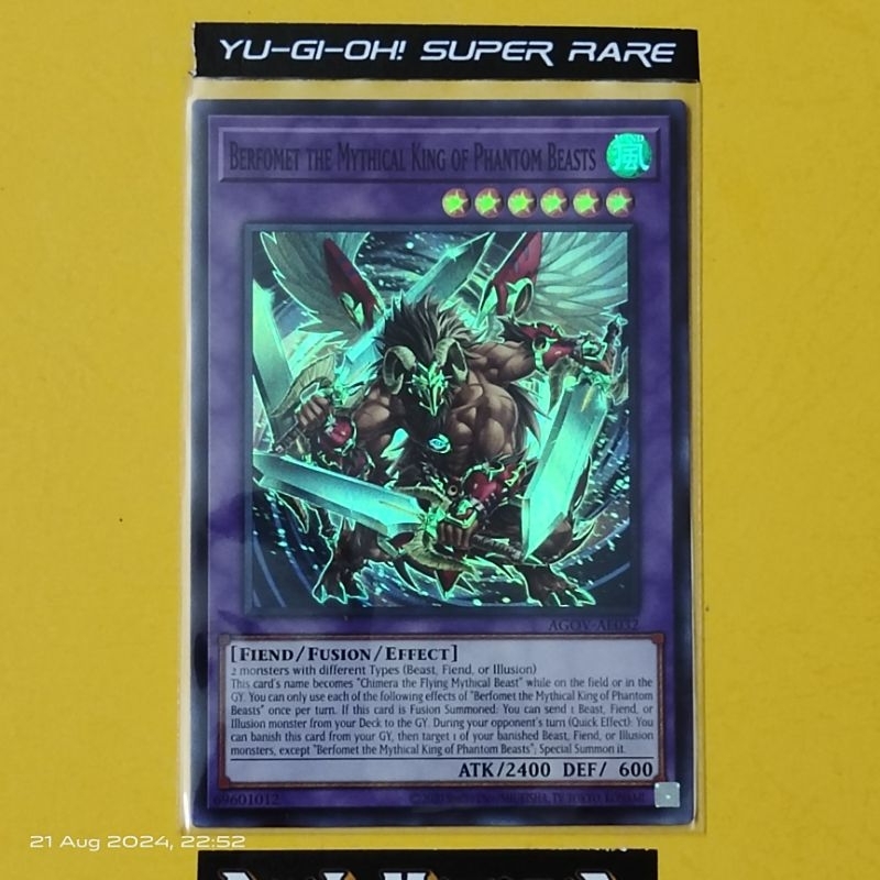 AGOV-AE032 Berfomet The Mythical King Of Phantom Beasts (SR) | Shopee Malaysia