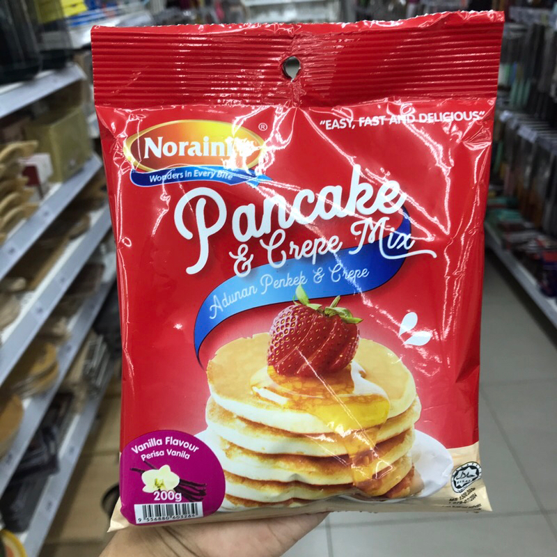 Noraini’s Vanilla Pancake & Crepe Mix Flour Tepung Adunan Penkek ...