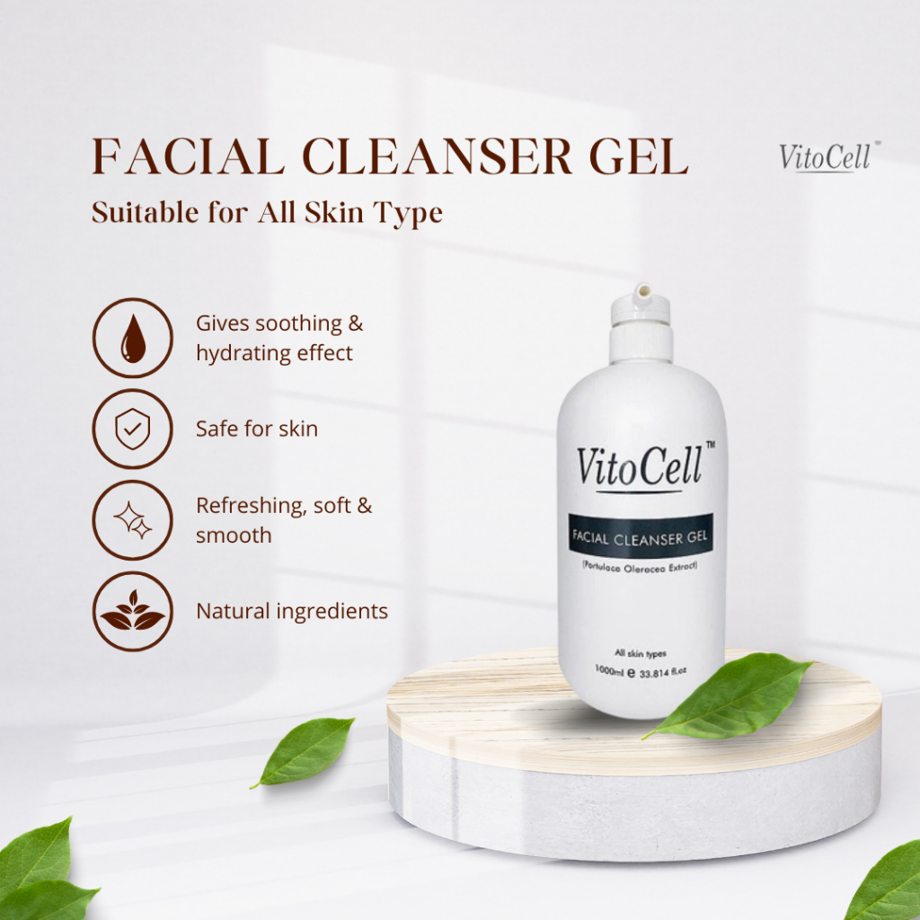 VitoCell Facial Cleanser Gel (1000ml) | 洁面乳（1000毫升） | Shopee Malaysia