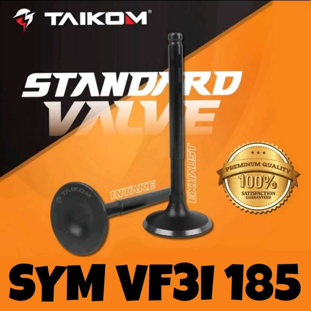TAIKOM ENGINE VALVE SYM VF31 185 Standard Exhaust Intake Valve 1pack1pc ...