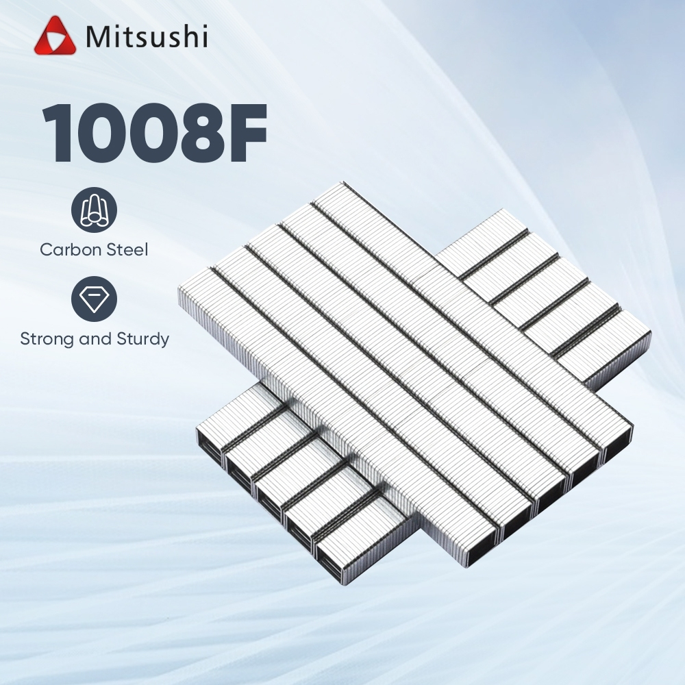 Mitsushi 10*8mm Air Staples 2400Pcs Stapler Refill Gun Nailers 1008F ...