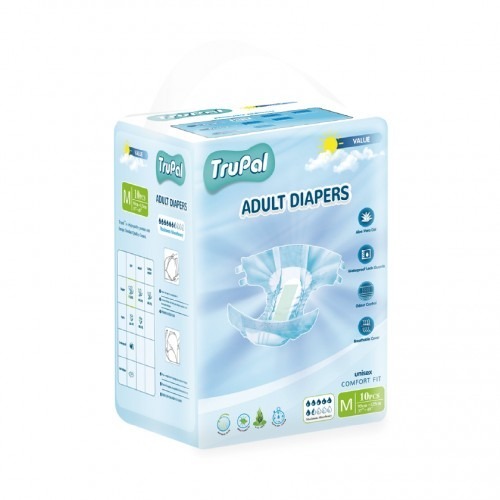 Trupal Adult Diapers M10: Selamat dan Selesa (Saiz Unisex: 95-125cm ...