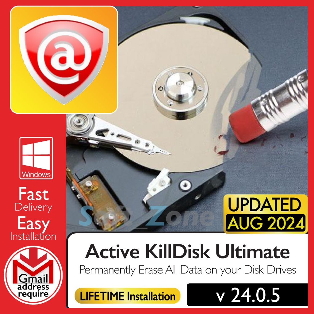 Active KillDisk Ultimate 25.0.23 - Permanently Erase All Data on your Disk Drives | Windows ...