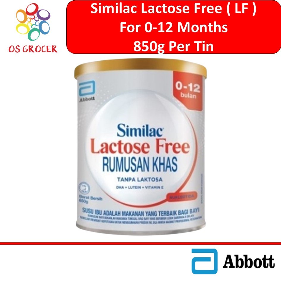 💢 Similac LF ( Lactose Free ) For 0-12 Months 850g | Shopee Malaysia