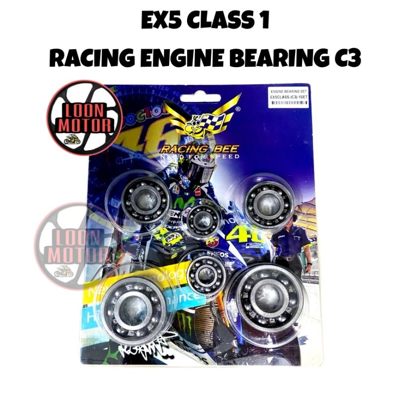 EX5 CLASS 1 RACING ENGINE BEARING C3 RACING BEE | Shopee Malaysia