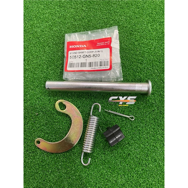 HONDA EX5 DREAM C70 GBO FAME MAIN STAND SHAFT COMP(5IN1) SHAFT TUKAR 2 ORIGINAL HONDA 💢💯🆙 ...