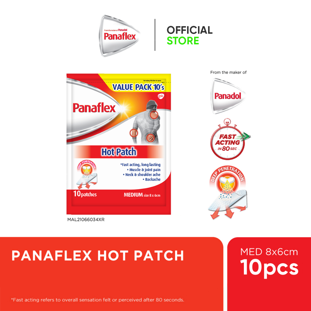Panaflex Medium Hot Patch (10's) | Shopee Malaysia