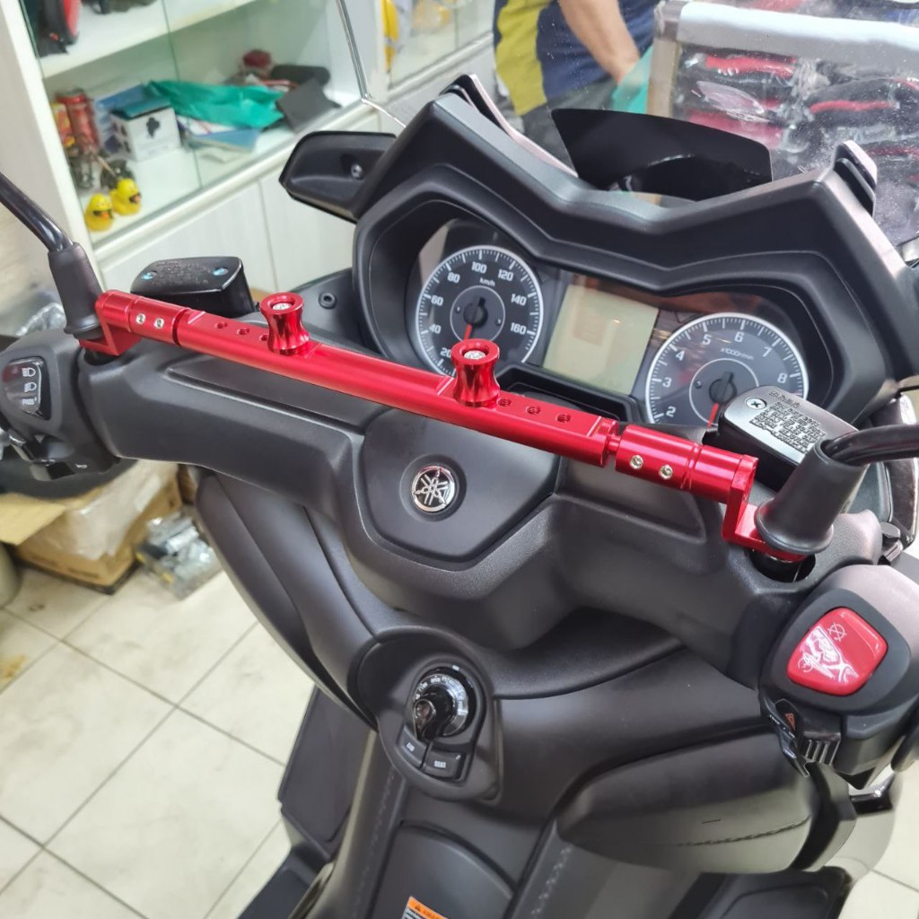 Logo YAMAHA Handle Bar Motorcycle Phone Holder Bar Motor Adjustable Bar ...