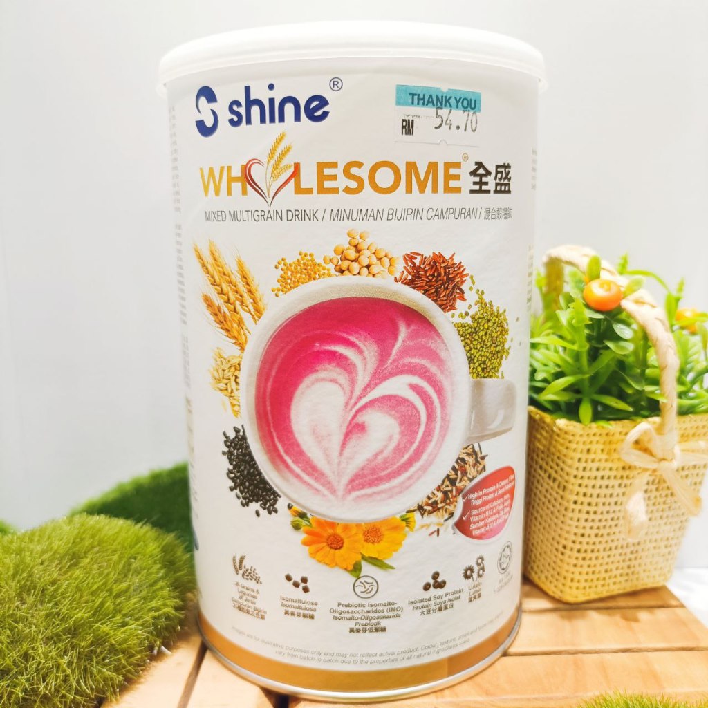 《Shine》 Minuman Multigrain Sihat 全盛高纤谷粮营养浆 Wholesome Multigrain Drink ...