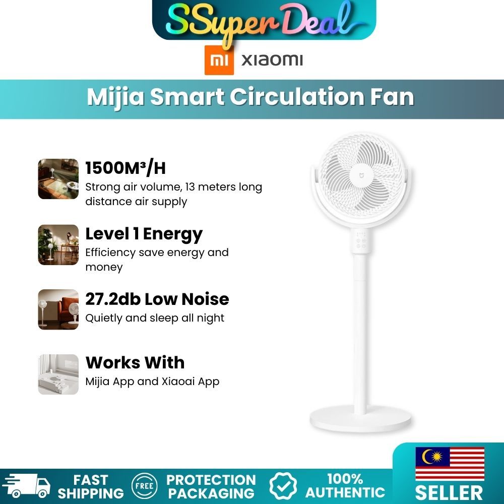 Xiaomi Mijia Smart Air Circulation Fan Desktop Floor Fan Dual Mode Air ...