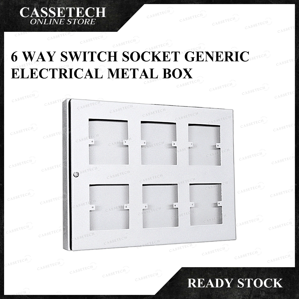6 SWITCHES METAL BOX SWITCH SOCKET 4S 6S 8S 10S WAY ELECTRICAL CENTER ...