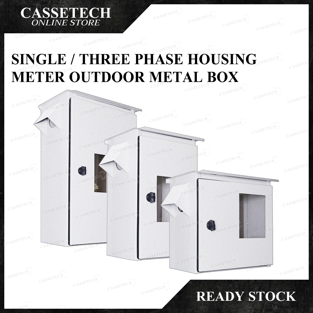 SINGLE / THREE PHASE OUTDOOR HOUSING METER METAL BOX COVER FIBER BOARD ...