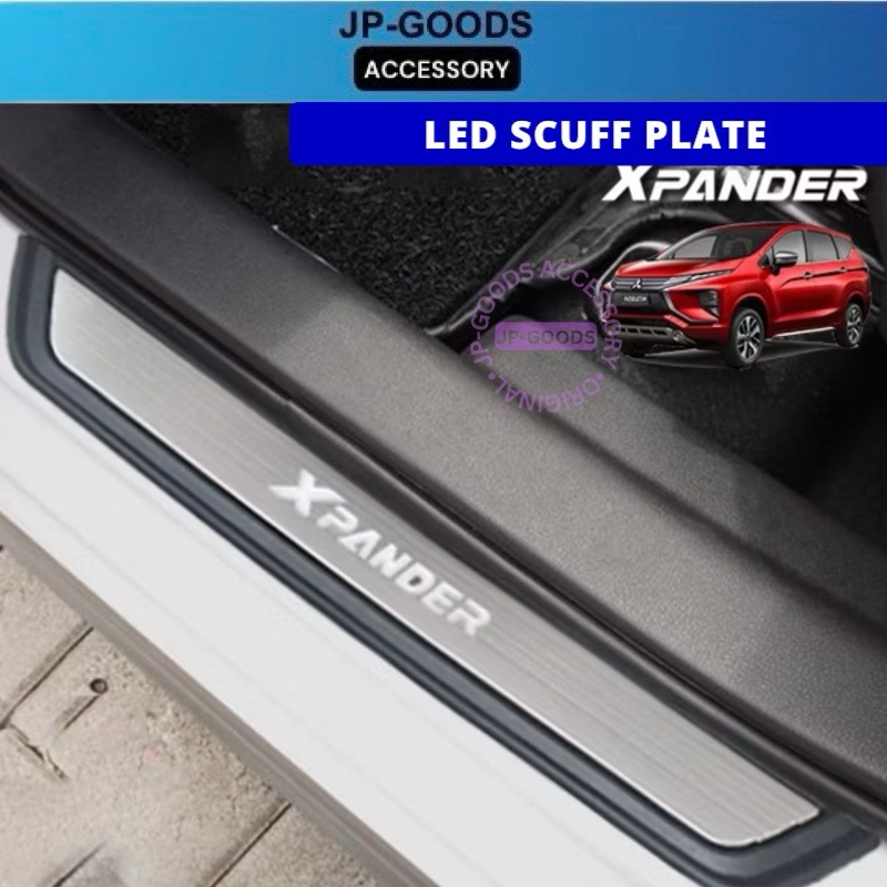 Mitsubishi Xpander LED Sill Plate Door Scuff Plate Side Step Kick Lamp ...