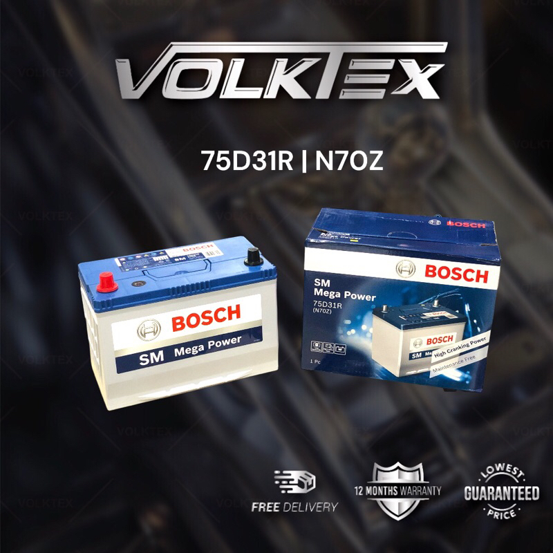 Bosch N70Z | 75D31R car battery- Bateri Hilux , Pajero, Chevrolet ...
