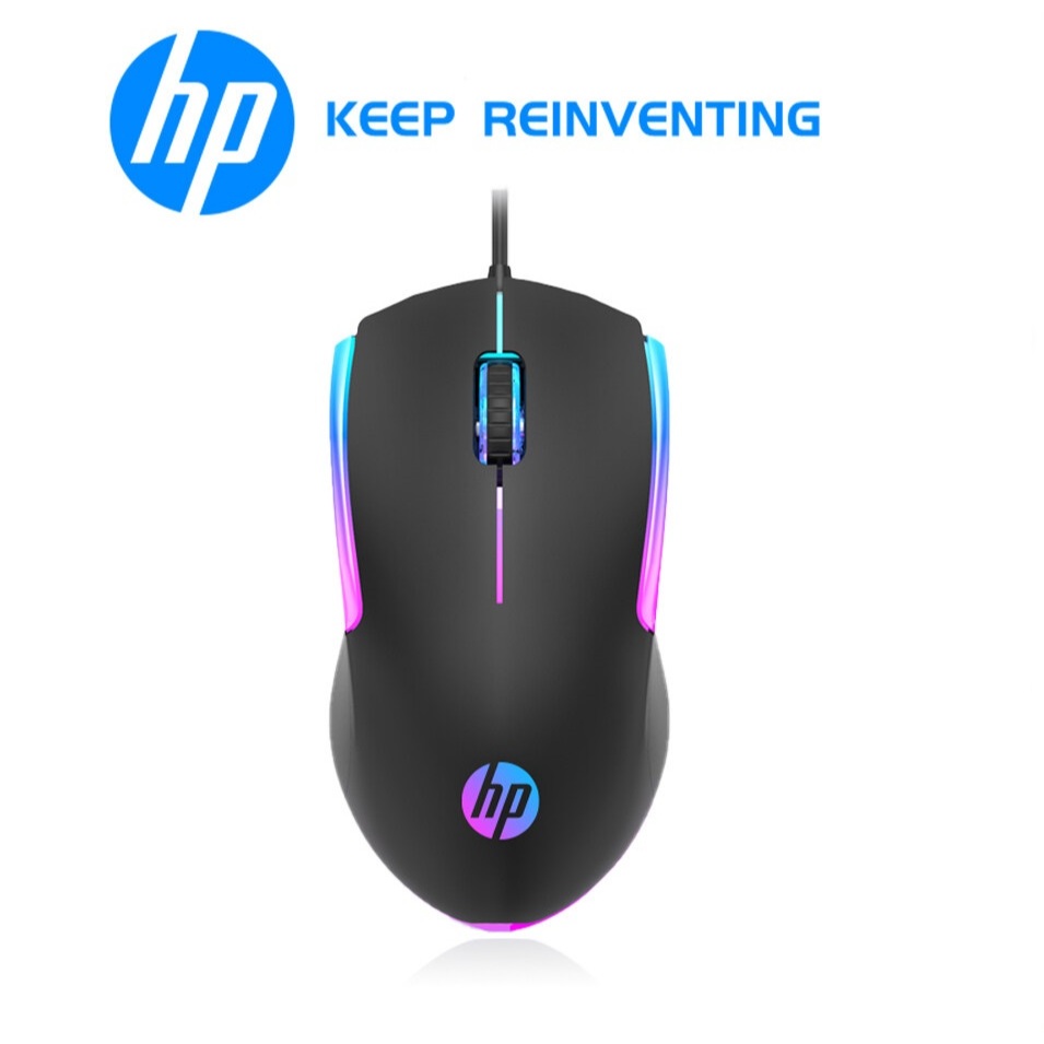HP M160 Wired Gaming Mouse 1000 DPI High Performance Optical Tracking Gaming Mouse with 7 ...