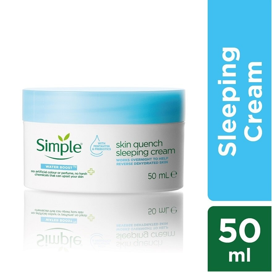 SIMPLE Water Boost Skin Quench Sleeping Cream 50ml | Shopee Malaysia