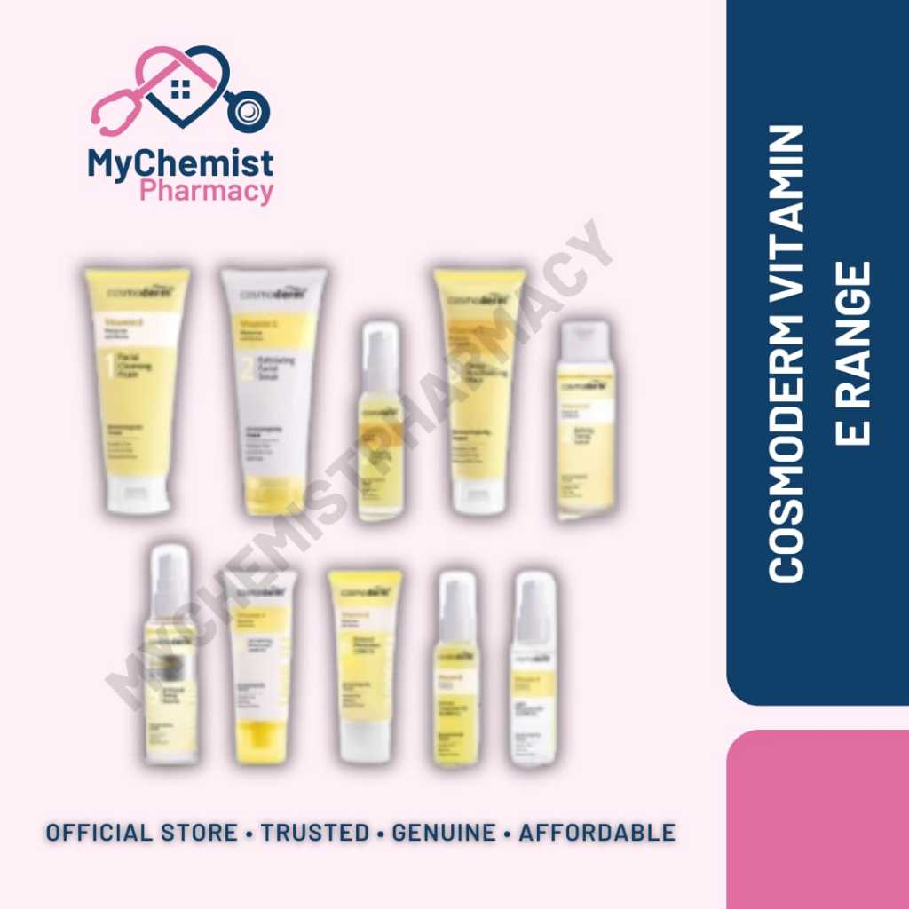 Cosmoderm Vitamin E Range (Masalah Kulit Kering & Dry Skin Problem ...