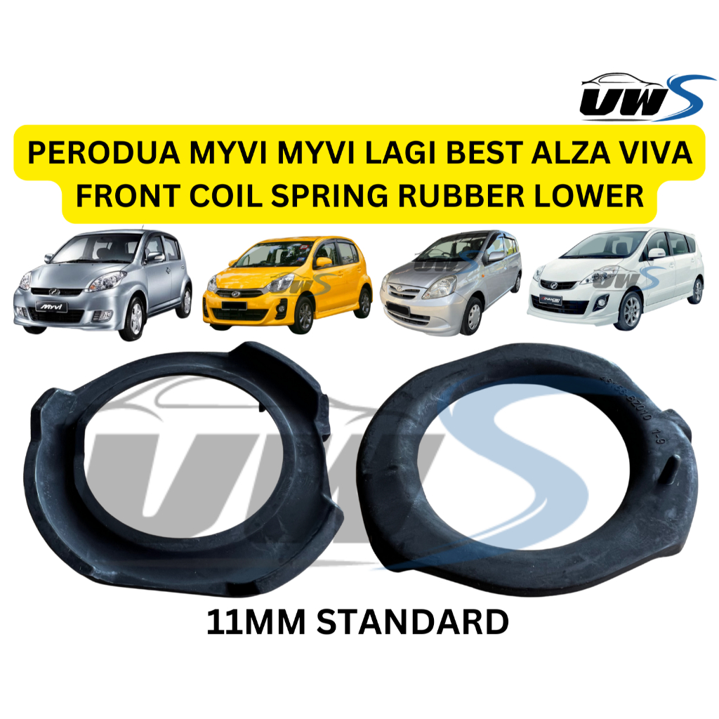 PERODUA MYVI MYVI LAGI BEST ALZA VIVA FRONT COIL SPRING RUBBER LOWER ...