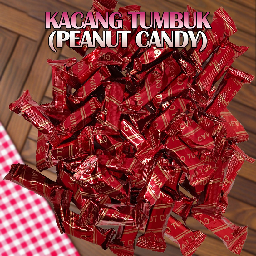 Kacang Tumbuk Legend Peanut Candy | 500g 300g 200g 100g | Shopee Malaysia