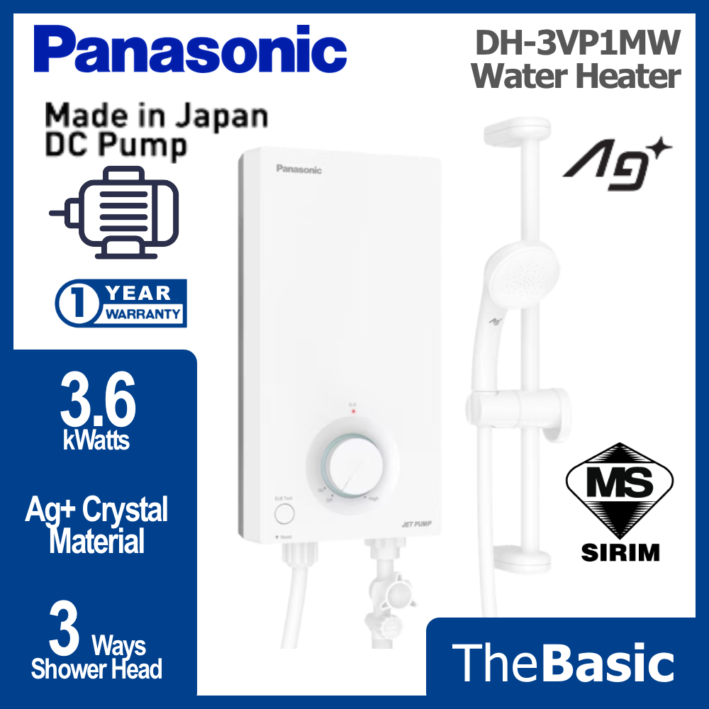 PANASONIC/MIDEA 3.6kW/4.5kW Water Heater DC Pump Instant Home Shower ...